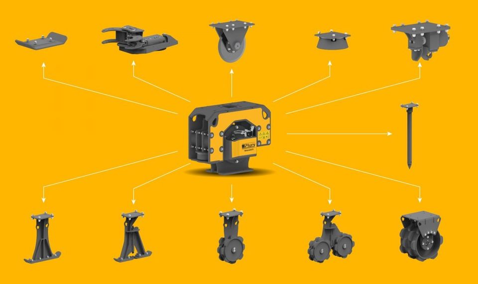 Placă vibro-compactoare hidraulică pentru excavatoare, cu sistem de ...